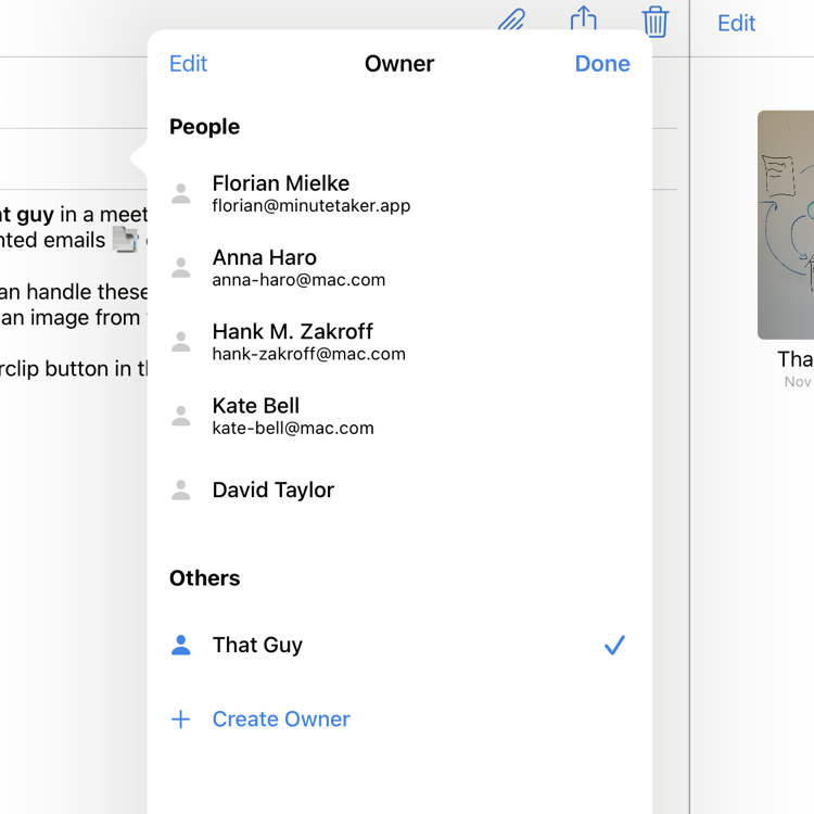 MinuteTaker - Structured Meeting Minutes and Notes for iPhone and iPad